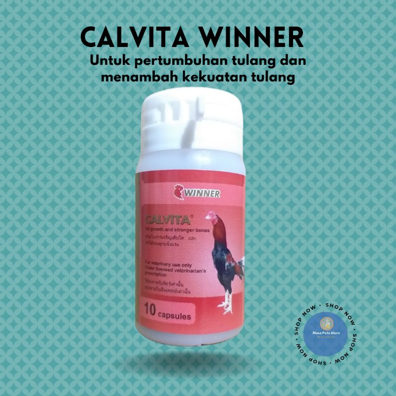 Jual calvita winner obat tulang ayam / obat tulang ayam | Shopee Indonesia
