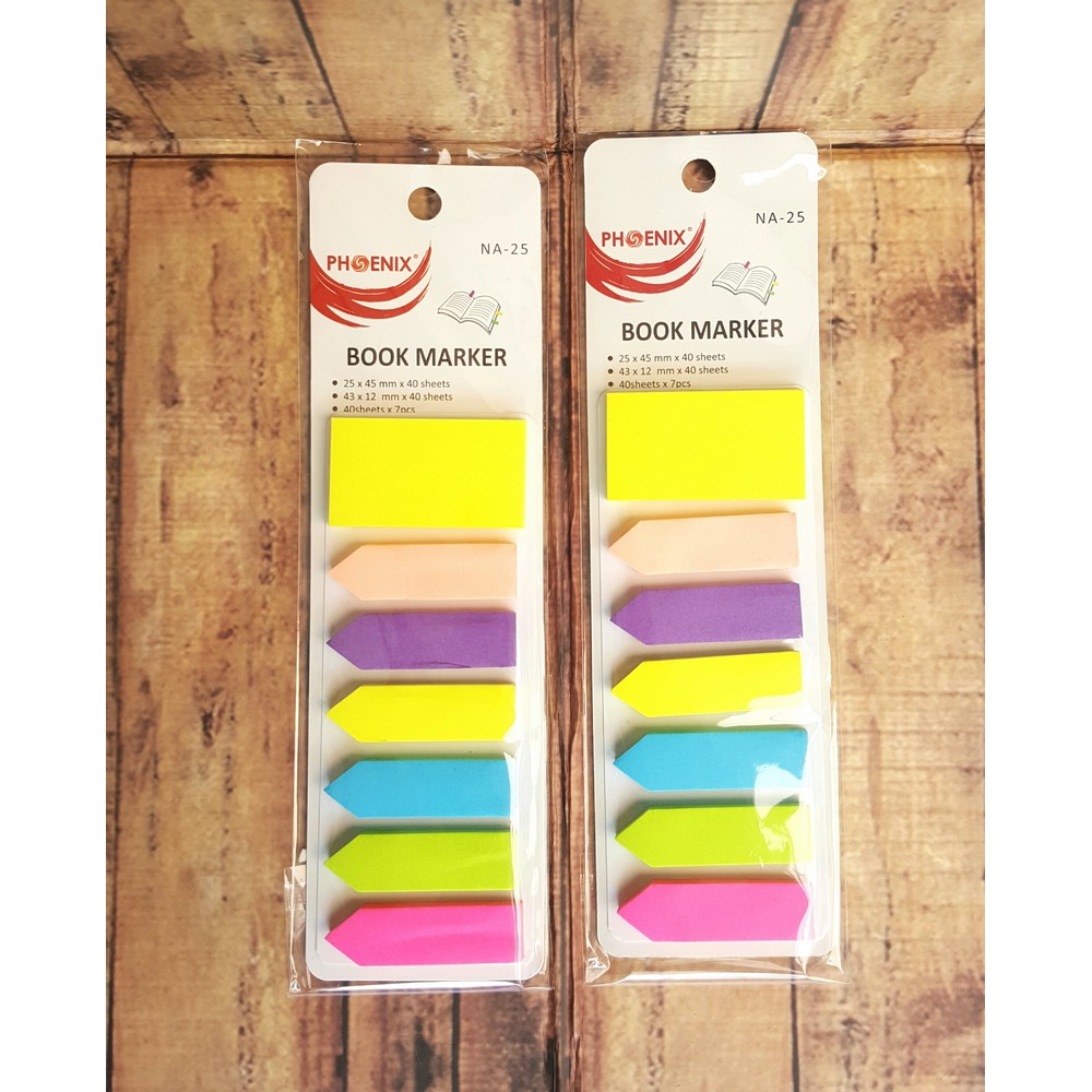 Jual Memo mini - Sticky notes - Book Marker Phoenix NA-25 | Shopee ...