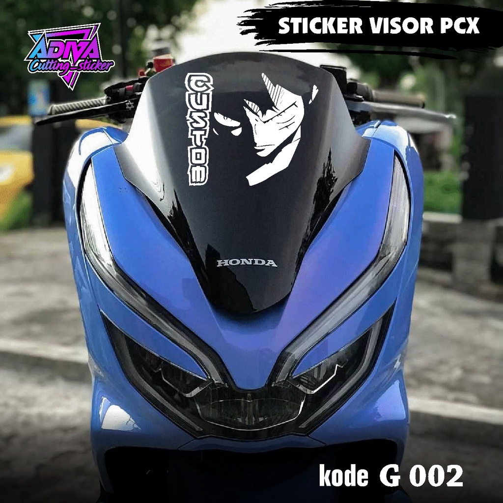 Jual STIKER CUSTOM NAMA VARIASI VISOR PCX | Shopee Indonesia