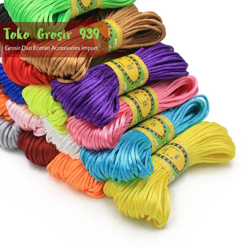 Jual Tali satin Tali cina Simpul knothing bahan DIY | Shopee Indonesia