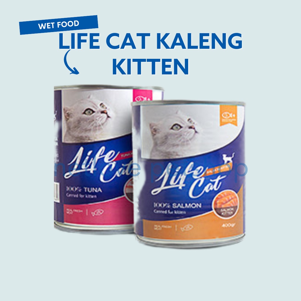 Jual Life Cat Kaleng Kitten 400garm Makanan Kaleng | Shopee Indonesia
