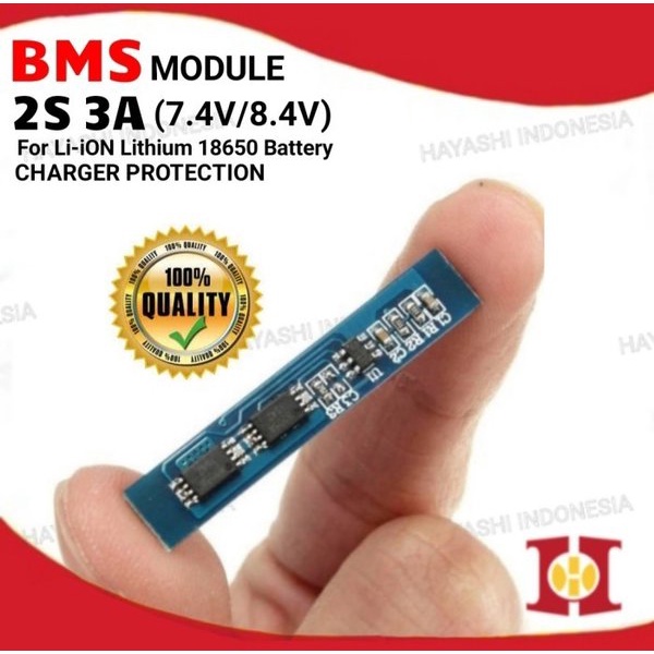 Jual Modul BMS Battery Charger Protection Pelindung Baterai 18650 2S 3A | Shopee Indonesia