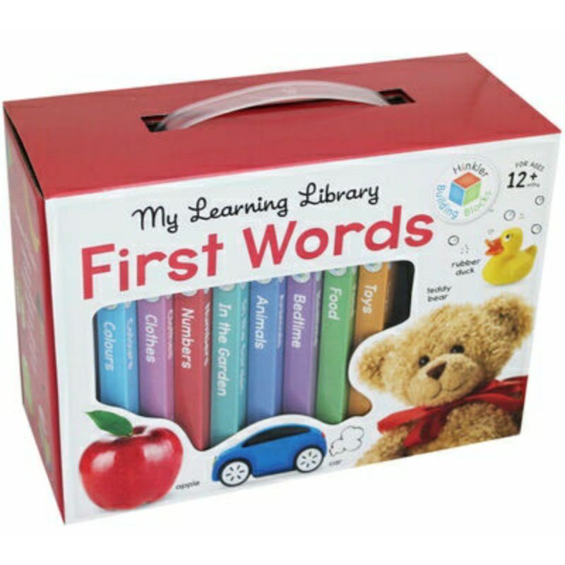 Jual Hinkler My Learning Library First Words (includes 8 chunky board ...