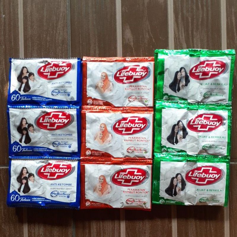 Jual Sampo lifebuoy sachet 1 renceng isi 12 Sachet/24 PCS | Shopee ...