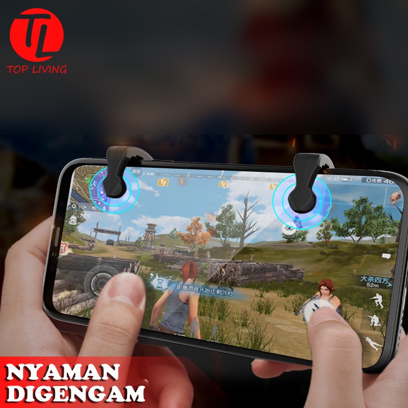 Jual Joystick HP Phone holder Portable Game Controller Mobile Legend ...
