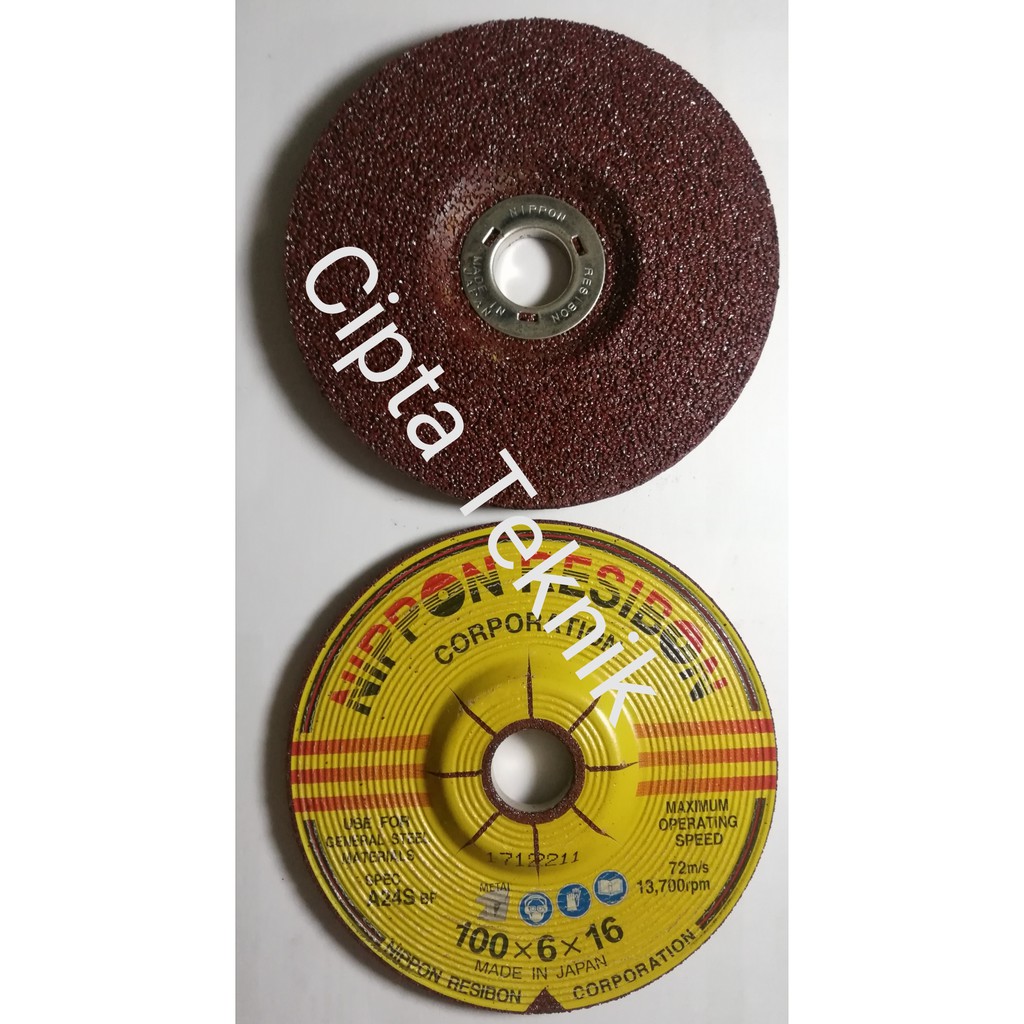 Jual Batu Gerinda Poles Nippon Resibon 4 inchi Asli Japan 4inch ...