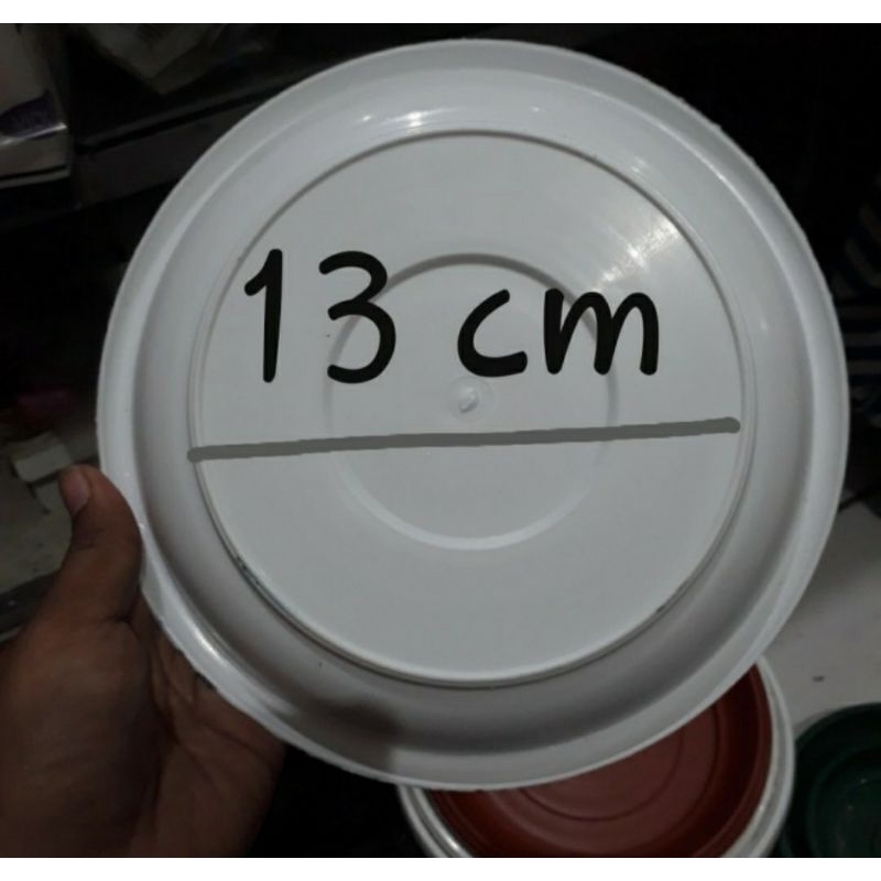 Jual Alas pot 18 cm, tatakan pot 18 putih | Shopee Indonesia