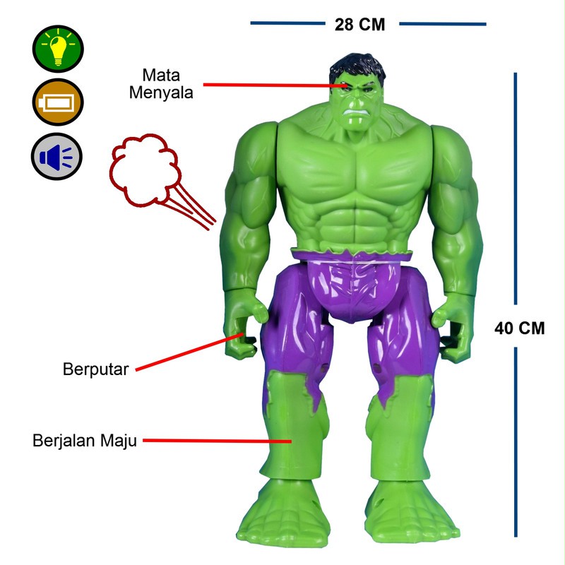 Jual ROBOT SUPER HERO HULK AVENGERS MAINAN ANAK | Shopee Indonesia