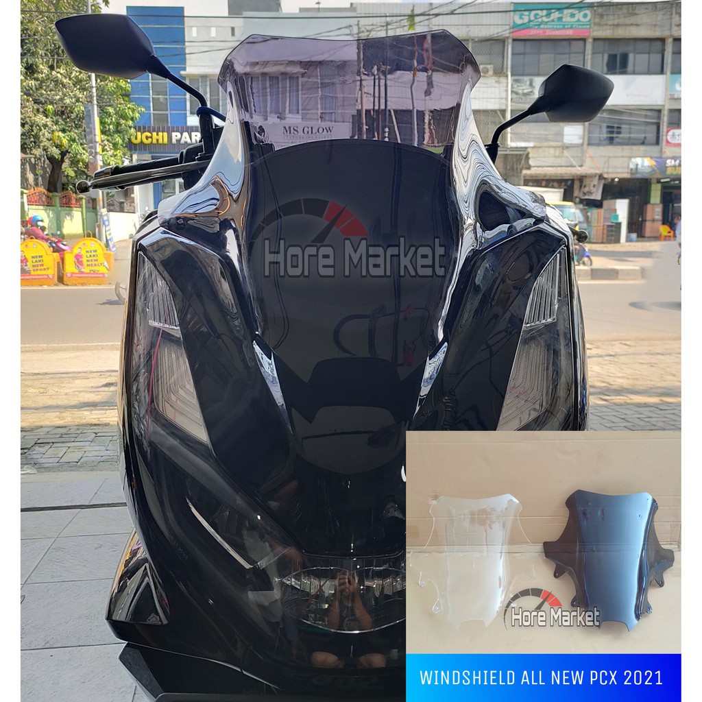 Jual WINDSHIELD PCX 160 MODEL BATMAN VISOR ALL NEW PCX 160 2021 2022 ...