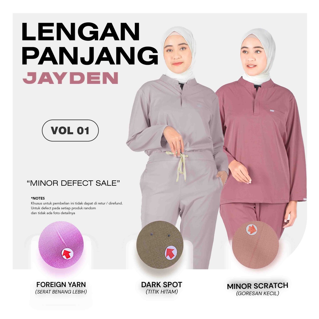 Jual [MINOR DEFECT JAYDEN] Doctor`s Scrub/Set Baju Celana Jaga OKA OK Perawat/Dokter Lengan ...