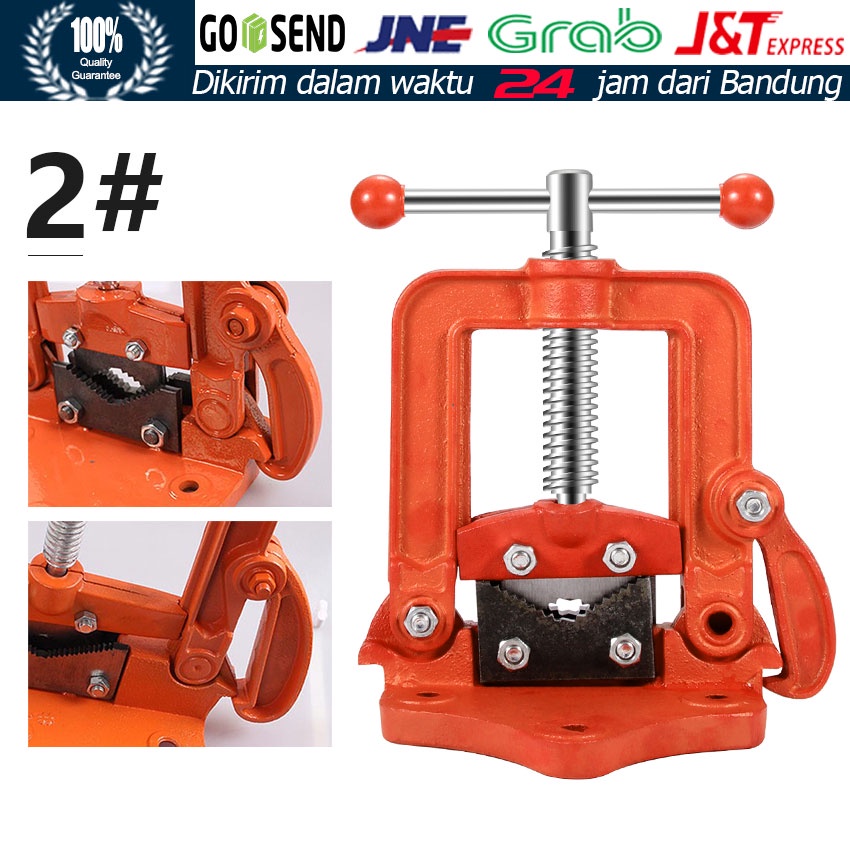 Jual Pipe Vise Clamp / Catok Pipa Tanggem Vice Gripping Ragum Pipa ...