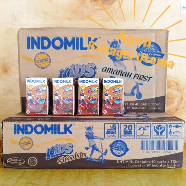 Jual Indomilk kids UHT cokelat 115ml (40pcs), | Shopee Indonesia