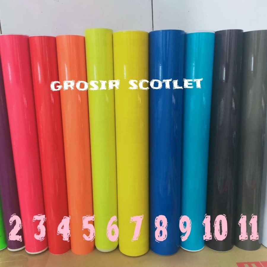 Jual sticker stiker skotlet vinil transparan/tembus pandang 45cm x 100cm | Shopee Indonesia