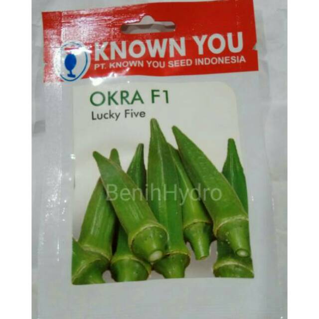 Jual Benih Okra hijau Lucky Five 25 seed | Shopee Indonesia