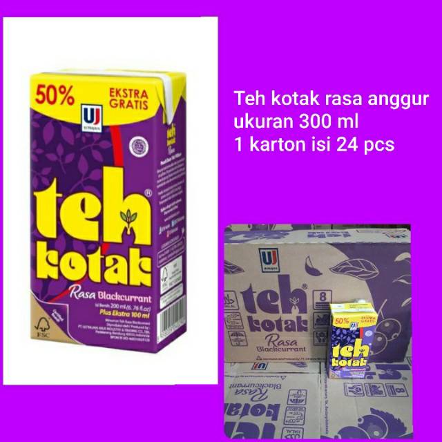 Jual Tekotak rasa anggur ukuran 300 ml | Shopee Indonesia