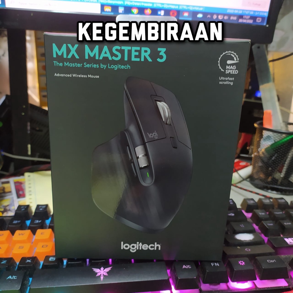 Jual MOUSE LOGITECH MX MASTER 3S DUAL DEVICE SUPPORT BLEUTOOTH | Shopee ...