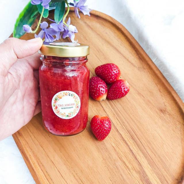 Jual Selai Strawberry 100% organik125ml | Shopee Indonesia