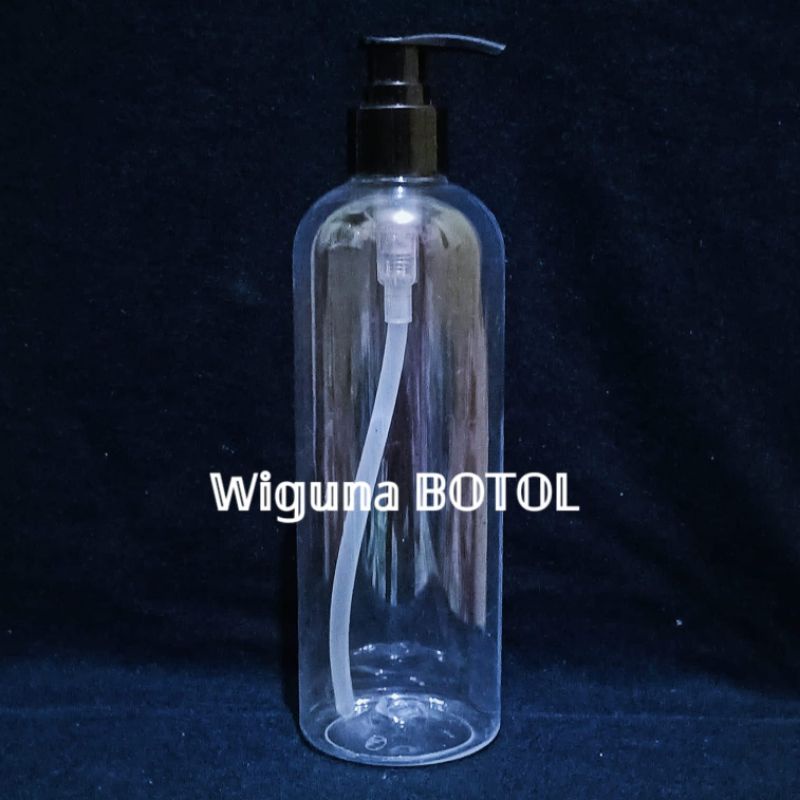 Jual Botol Pump 500ml Model Tinggi / Botol 500ml Tinggi Tutup Pump Lotion / Botol Sabun 500ml ...