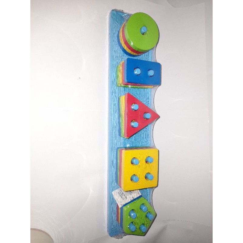 Jual Menara Geometri 5 Mainan Edukasi | Shopee Indonesia