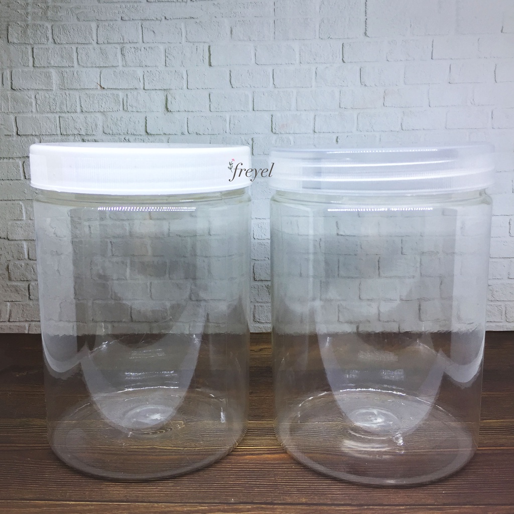 Jual Toples Jar 800ml Plastik PET Silinder Tabung Serbaguna 800 ml / 0. ...