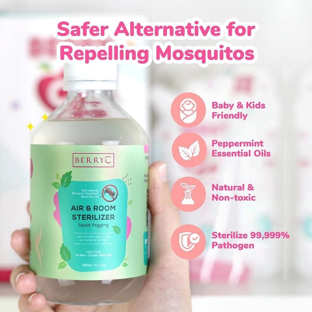 Jual BERRY C MOSQUITO REPELLENT LIQUID FOGGING 330ML | Shopee Indonesia