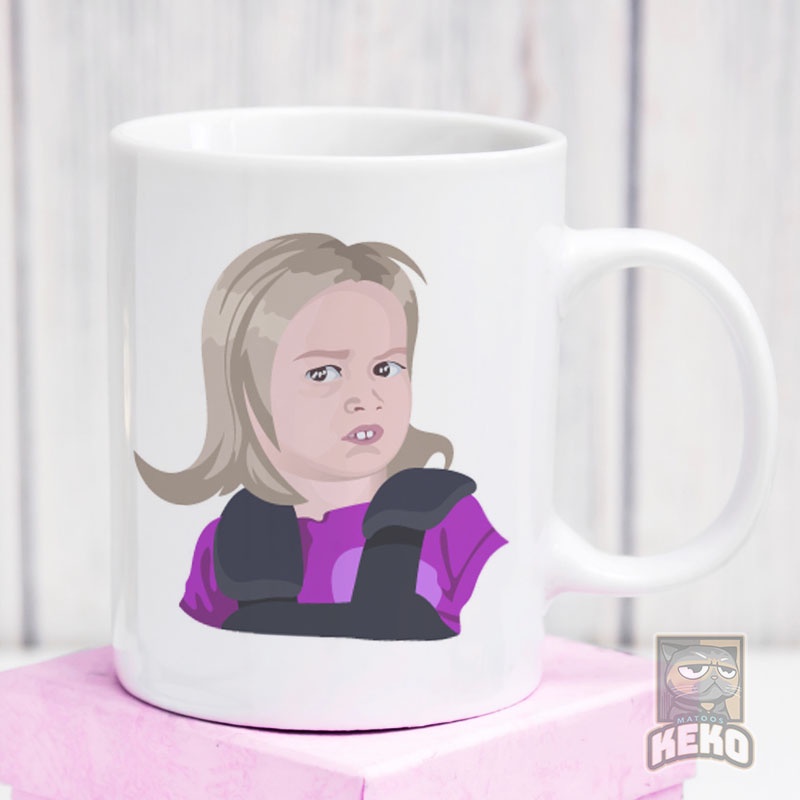 Jual side eyeing chloe meme Mug Gelas Keramik Unik | Shopee Indonesia