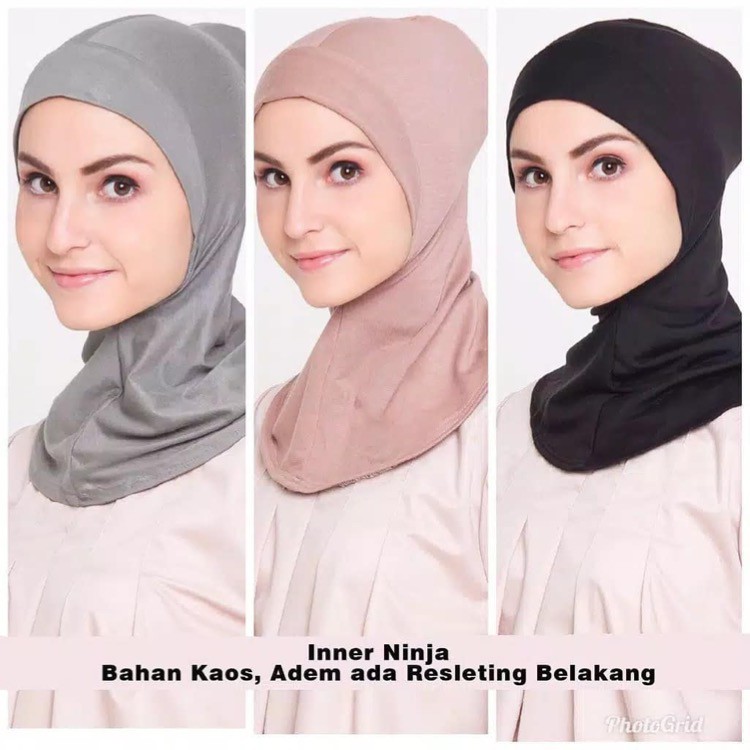 Jual ciput ninja resleting / inner ninja premium Spandek | Shopee Indonesia