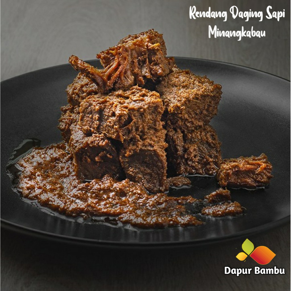 Jual Rendang Daging Dapur Bambu 500 gr / Rendang Paru / Rendang Hati ...