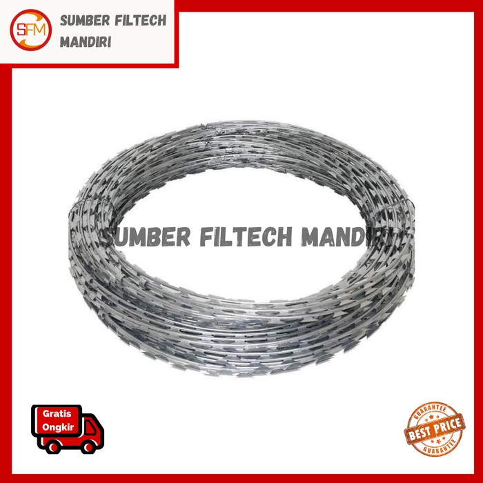 Jual Kawat Duri Silet / Razor Wire BTO 22 l NEW21 | Shopee Indonesia