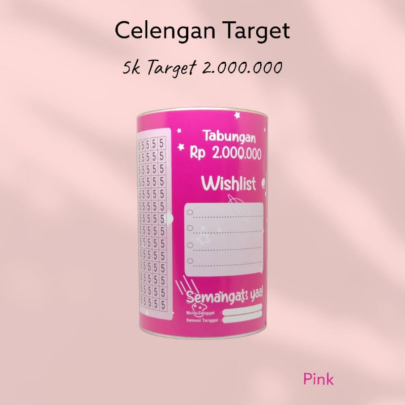 Jual CELENGAN TARGET 5K TARGET 2JT CELENGAN TARGET VIRAL TABUNGAN ... Jual CELENGAN TARGET 5K TARGET 2JT CELENGAN TARGET VIRAL TABUNGAN ...