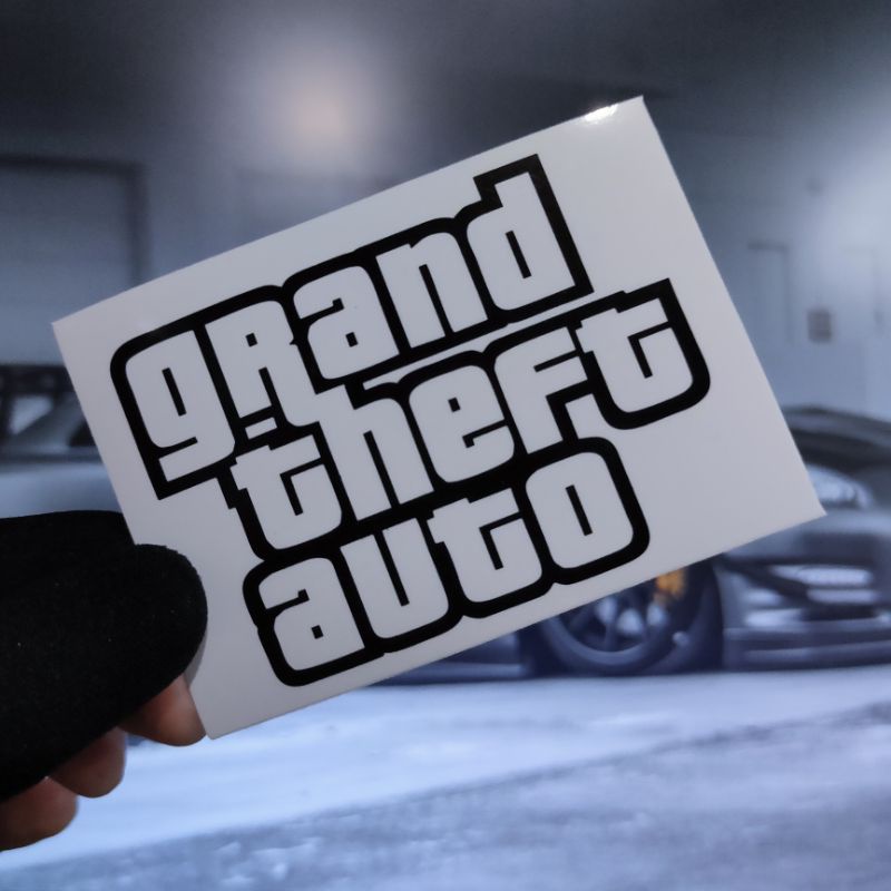 Jual STICKER GTA GRAND THEFT AUTO | Shopee Indonesia