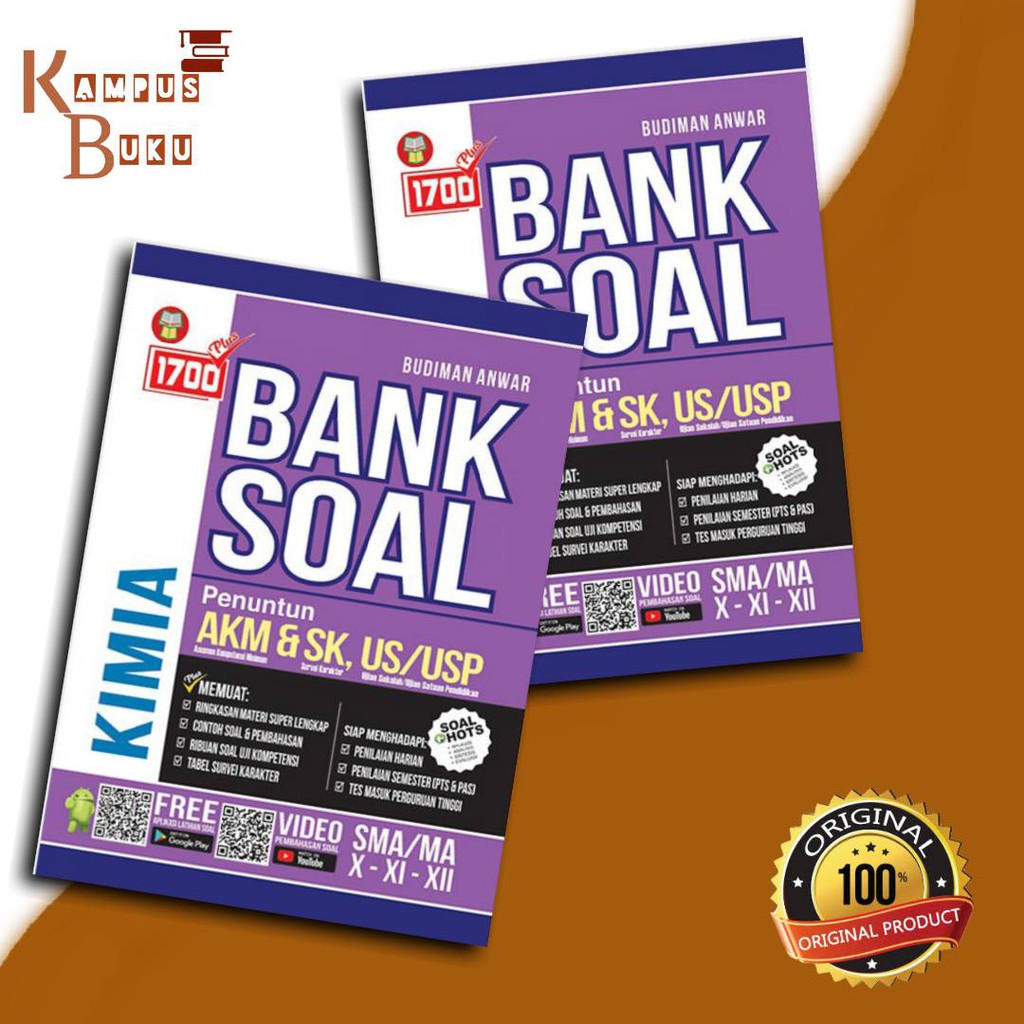 Jual BANK SOAL KIMIA : 1700 PLUS BANK SOAL KIMIA SMA KURIKULUM 2013 REVISI | Shopee Indonesia