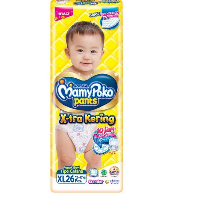 Jual Mamypoko pants x-tra xtra kering extra XL26 / XL-26 mamy poko XL ...
