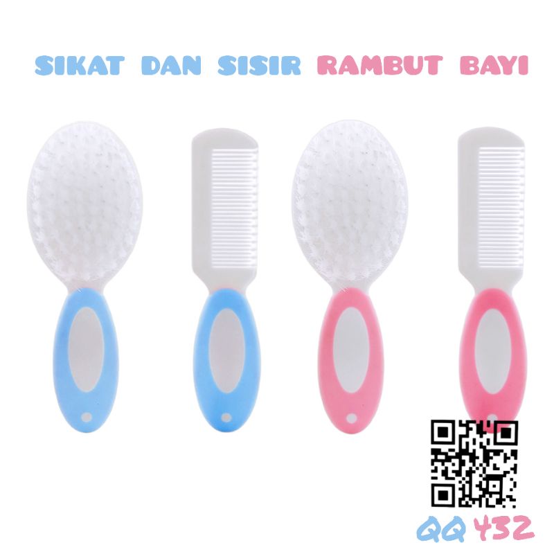 Jual [New Item] Set sikat dan sisir rambut bayi baby care kit 2in1 ...