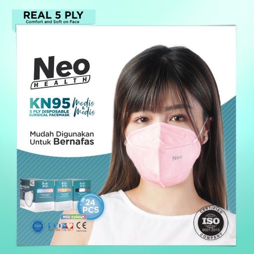 Jual Neo Mask/Masker Medis Neo KN95 5 ply isi 24 pcs | Shopee Indonesia
