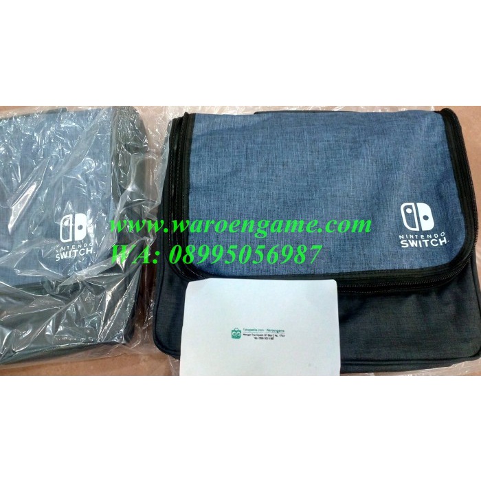 Jual Nintendo Switch Cotton Shoulder Bag with Compartment (Tas Slempang ...