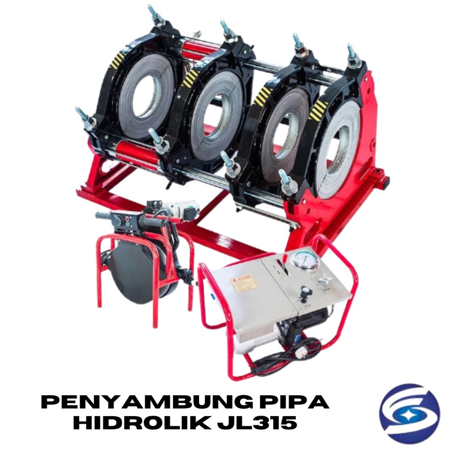 Jual MESIN PENYAMBUNG PIPA HIDROLIK 160 - 315mm JL-315 / MESIN LAS PIPA ...