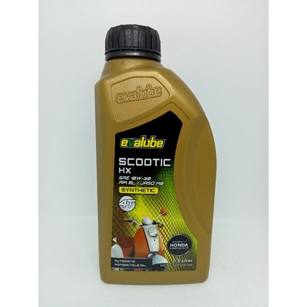 Jual OLI EVALUBE SCOOTIC HX 800ml SAE 10W-30 OLI MATIC HONDA | Shopee ...