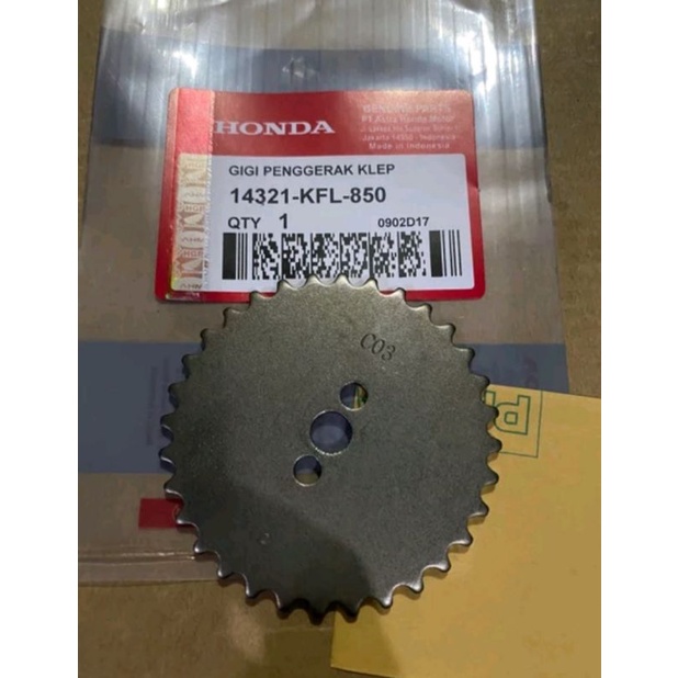 Jual Gigi Sentrik Penggerak Klep Honda Supra Fit New Legenda Part 14321 ...