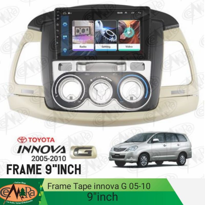 Jual frame head unit android innova tipe G th 2007-2010 | Shopee Indonesia