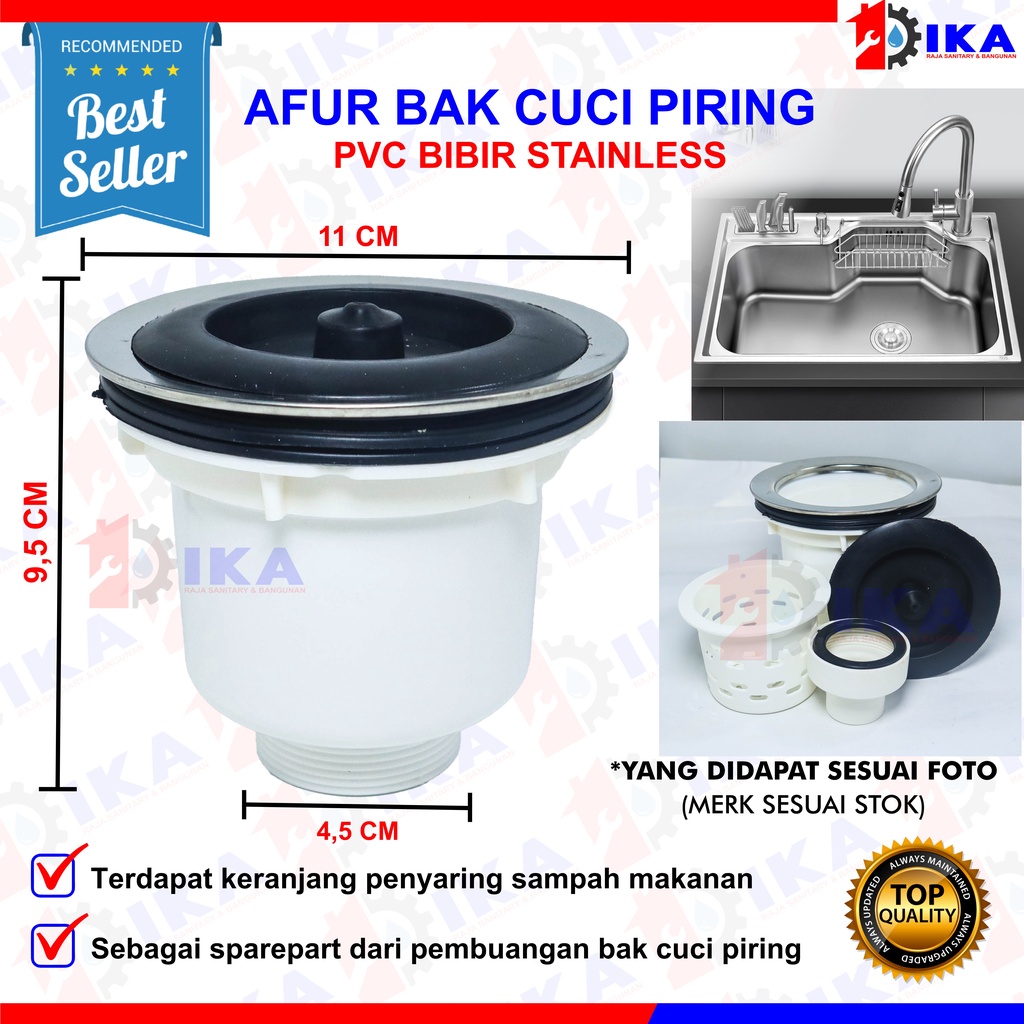 Jual Afur Keranjang PVC Saringan Bak Cuci Piring Wastafel Sink Plastik ...