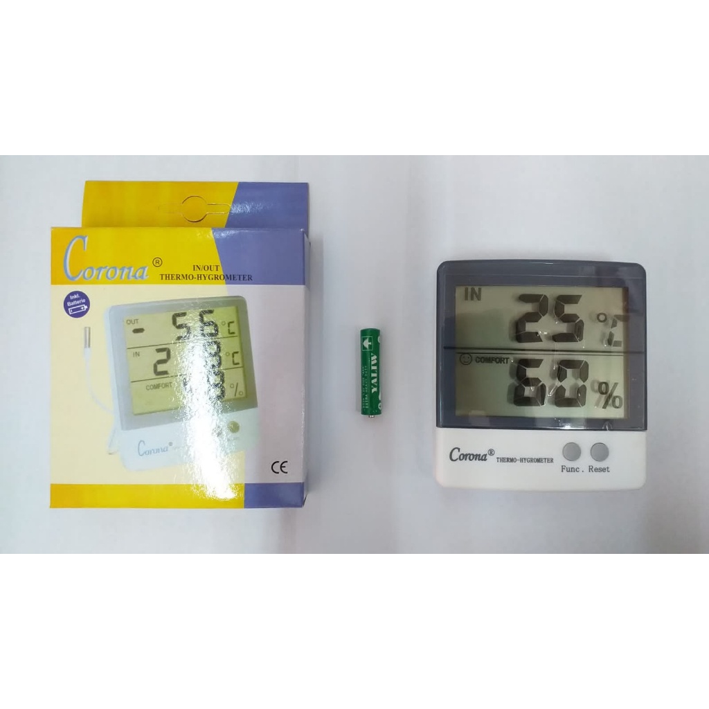 Jual Thermometer Hygrometer Digital Corona GL 99 / Thermo Hygrometer GL ...