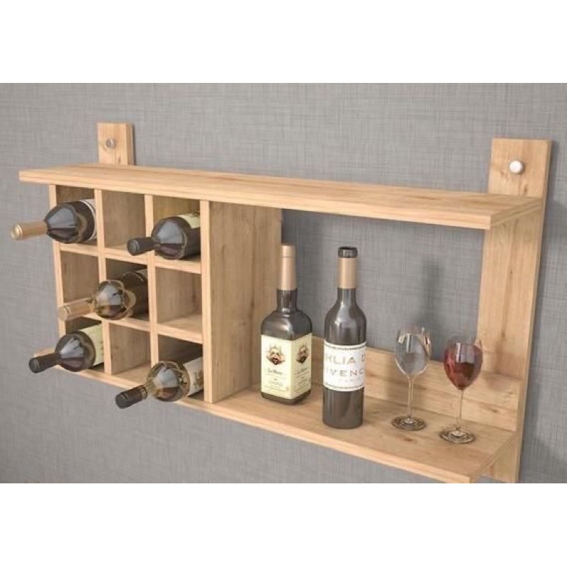 Jual Nanhayu Rainee - Rak Wine, Rak Minuman, Rak Botol, Rak Hias Kayu ...