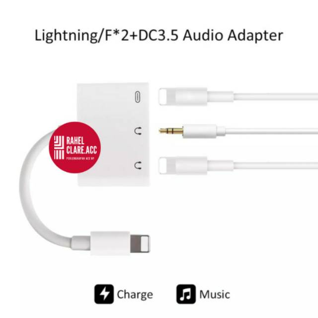 Jual IPHONE 3 IN 1 SAMBUNGAN KABEL LIGHTNING CONVERTER IPAD APPLE ...
