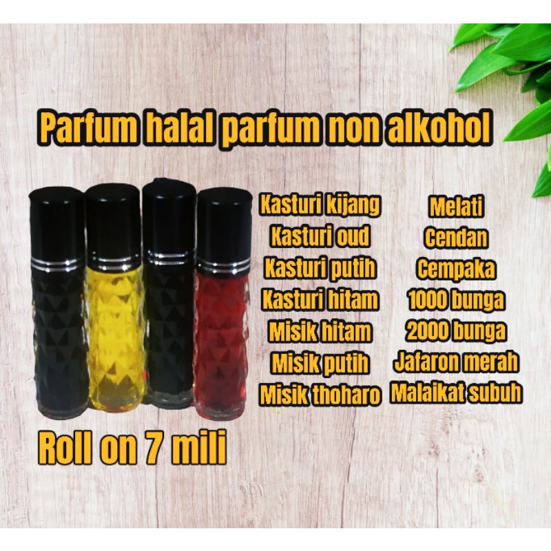 Jual parfum halal non al kohol roll on 7ml lihat aroma pada foto ...