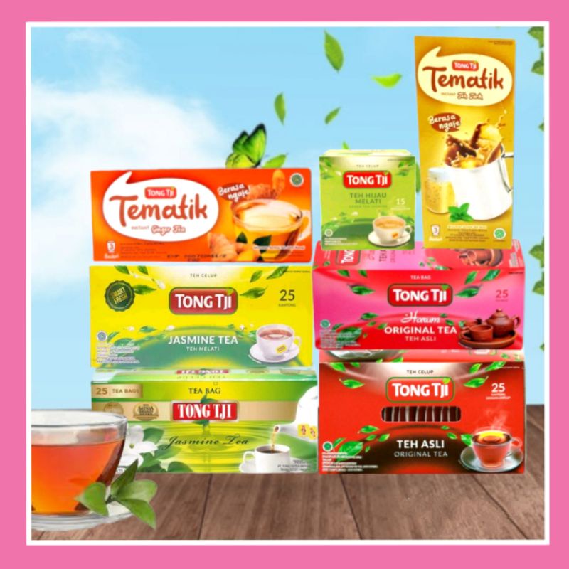 Jual Tong Tji Teh Celup Jasmine Tea/Original Tea/Tematik 25 Kantong ...