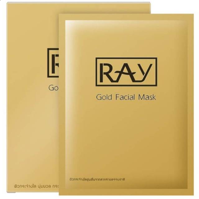 Jual RAY GOLD FACIAL MASK (Mask Thailand) | Shopee Indonesia