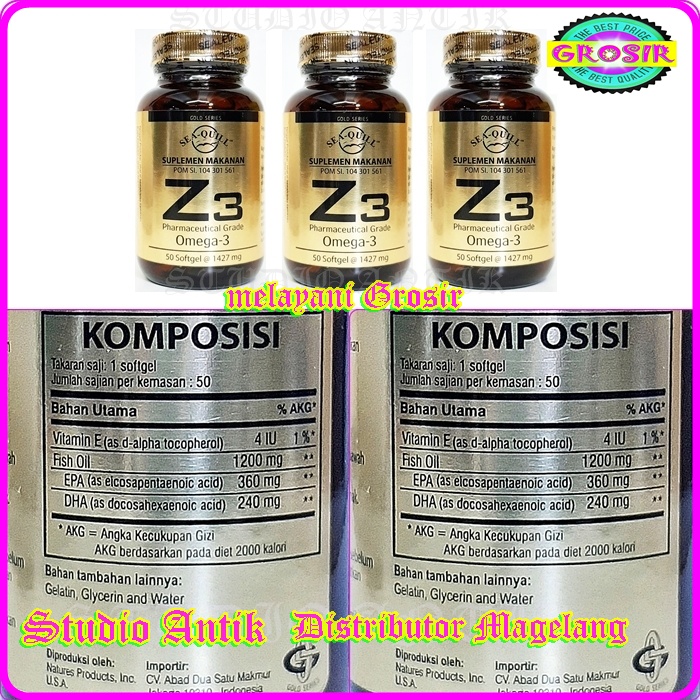 Jual SEA QUILL Z3 - 19557 - SEA QUILL Z 3 - SEA QUILL Z3 OMEGA-3 - SEA ...
