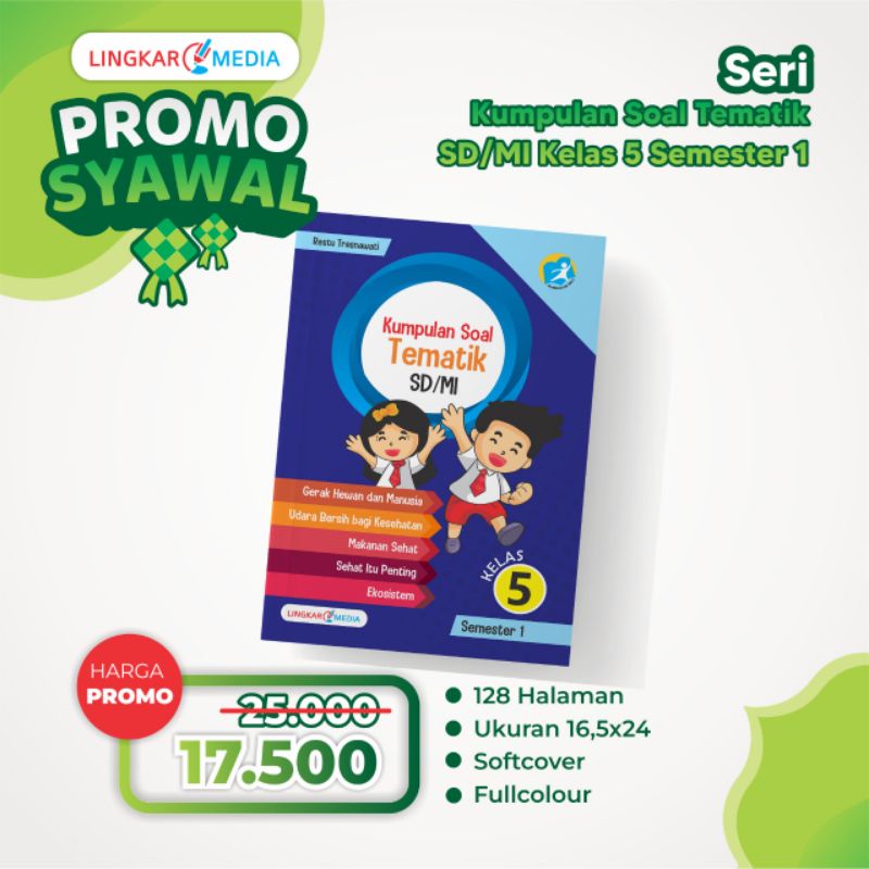 Jual Kumpulan Soal Tematik SD MI Kelas 5 Semester 1 | Shopee Indonesia