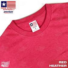 Jual Kaos Polos New States Apparel NSA - PREMIUM 7200 RED HEATHER ...